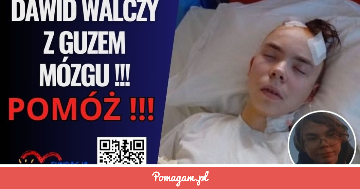 Zrzutka na Dawid Walczy z Rakiem - Fundacja bo w Nas Jest Moc | Pomagam.pl