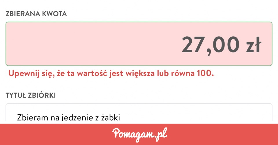 Zrzutka na Zbieram na Jedzenie z Żabki - Ola Slimowska | Pomagam.pl