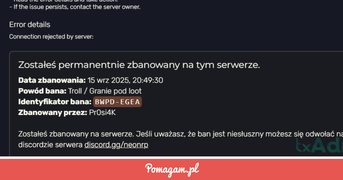 Zrzutka na Unban z Neonrdm - Don Mariol | Pomagam.pl