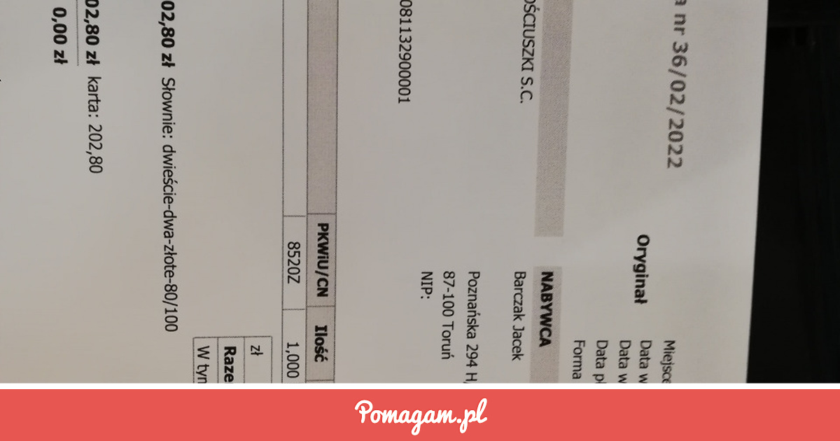 Zrzutka na I Kolejne Zakupy w Sklepiku - Jacek Barczak | Pomagam.pl