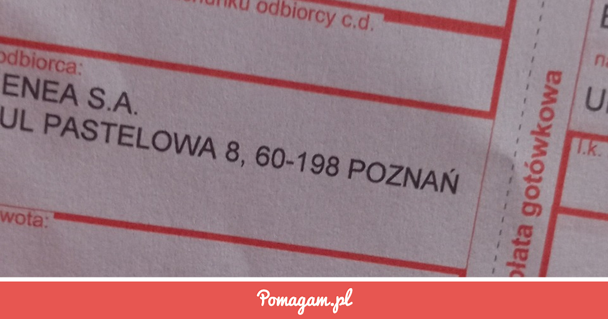 Zrzutka na Prąd , Rachunek - Karolina K | Pomagam.pl